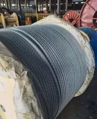 Cina BS Standard Compacted Swaged Steel Wire Rope 8xK26WS IWRC per gru in vendita