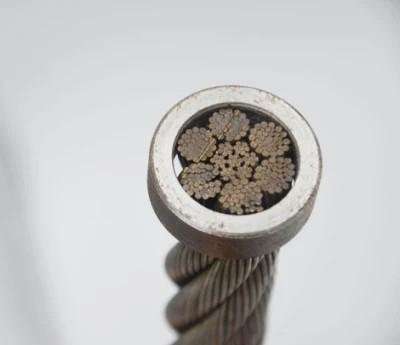 Cina Grado non legato m 72B 60 70 80 cavo di perforazione 6xK36WS IWRC 10-60 mm filo di acciaio in vendita