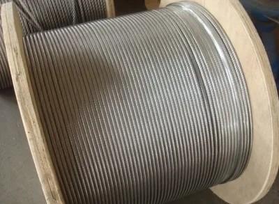 Cina Galvanizzato 35WxK7 Cablaggio di filo non rotante Compatto Strand Acciaio Tolleranza del filo di filo ± 1% in vendita