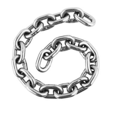 China Polishing Marine Hardware 316 304 Stainless Steel DIN766 Anchor Link Chains for Boat for sale