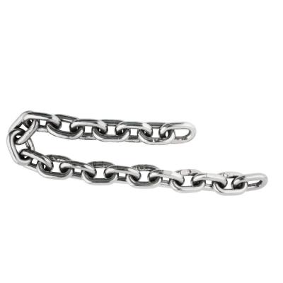 China Polishing Marine Hardware 316 304 Stainless Steel DIN766 Anchor Link Chains for Boat for sale