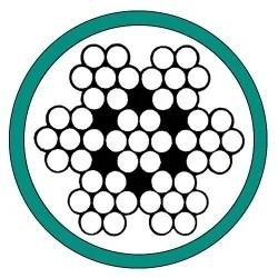 Cina Forte PVC rivestito 304 filo di acciaio inossidabile per la linea di abbigliamento e la trazione in vendita
