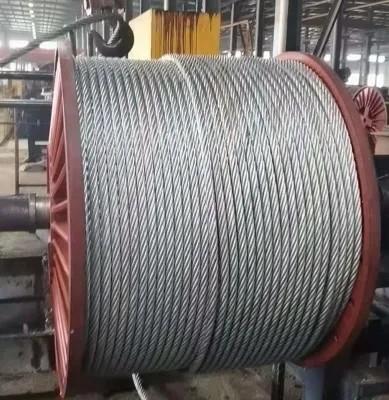 Cina Acciaio corda filo 6X24S 7FC linea di acciaio brillante contattato filo con acciaio inossidabile in vendita
