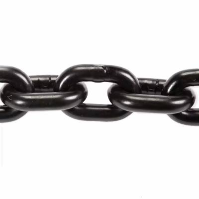 China Other Heavy Duty G80 3.2mm*9mm Calibrated Load Chain with 48kN Test Load Iron Chain for sale