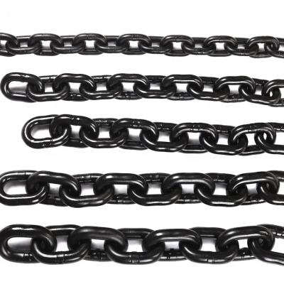 China Other Heavy Duty G80 3.2mm*9mm Calibrated Load Chain with 48kN Test Load Iron Chain for sale