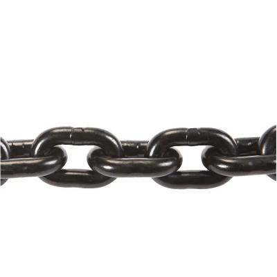 China Other Heavy Duty G80 3.2mm*9mm Calibrated Load Chain with 48kN Test Load Iron Chain for sale