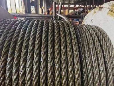 Cina Corda di filo d'acciaio per la trivellazione delle miniere Trivellazione di pozzi idrici 6X25 6X36Ws 6X31ws 6X29 6X26Ws in vendita