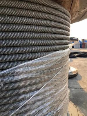 Cina Corda di filo d'acciaio per la trivellazione delle miniere Trivellazione di pozzi idrici 6X25 6X36Ws 6X31ws 6X29 6X26Ws in vendita