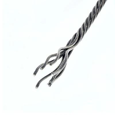 Cina Corde galvanizzate in acciaio inossidabile 7*7 7*19 1,2 mm-16 mm per applicazioni industriali in vendita