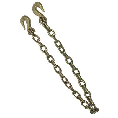 China Blacken Finished G70 Galvanized Link Chain 8mm Diameter For Cargo Control Customized for sale