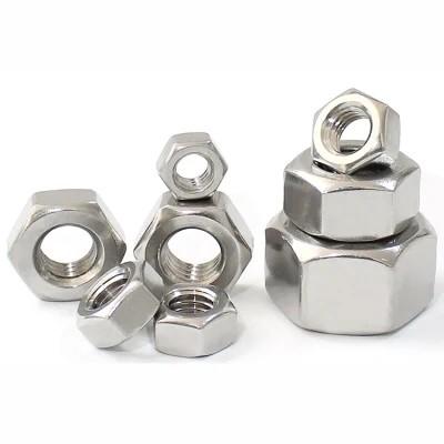 China Metric Stainless Steel Hex Nut M16 M28 M30 M12 M26 M40 SS304 SS316 Hexagon Head Nut for sale