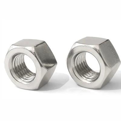 China Metric Stainless Steel Hex Nut M16 M28 M30 M12 M26 M40 SS304 SS316 Hexagon Head Nut for sale