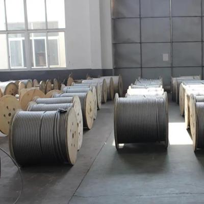 Cina Cable di acciaio galvanizzato 5mm 48mm 6x36 WS IWRC Steel Core Ground Wire Crane Wire Rope in vendita
