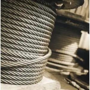 Cina Cable di acciaio galvanizzato 5mm 48mm 6x36 WS IWRC Steel Core Ground Wire Crane Wire Rope in vendita