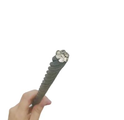 Cina 8mm 12mm 20mm 32mm Acciaio inossidabile High Carbon Galvanized Wire Rope 6x37 FC IWRC in vendita
