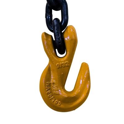 China 40 Ton Load Capacity 20Mn2 Chain Lifting Chain Sling With Master Link 12M Long Double Leg for sale