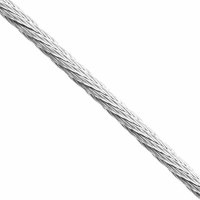 Cina Galvanizzato 1/16 pollici in acciaio inossidabile cavo di filo di corda con maniche di alluminio e polpacci standard AiSi in vendita