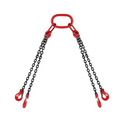 China G80 G100 Four Legs Lifting Chain Sling Hook Chain for Link Function Other in Black for sale