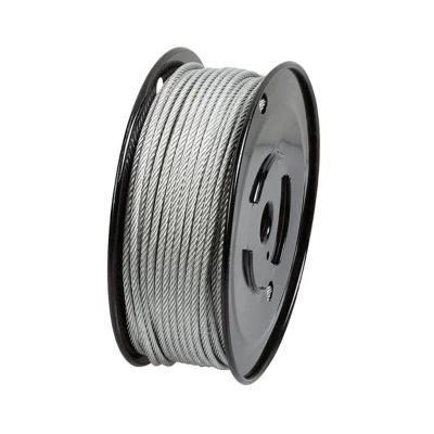 Китай Оцинкованная стальная проволока 6*12 Стальная категория 7*7 7*19 6*19 FC 6*7 FC проволочная проволока продается