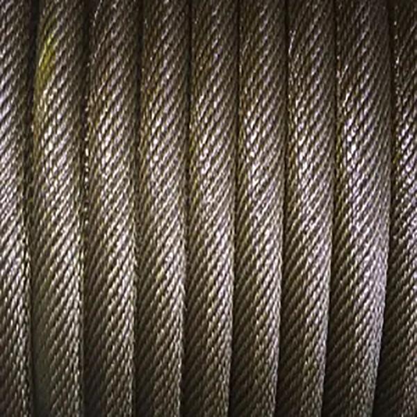 Quality 6*12 7FC 5mm 300m Coil Galvanized Wire Rope for Bunding Steel Grade Stainless for sale