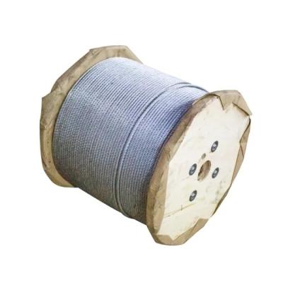 China 1*37 9.8mm14mm17.5mm Zinc-Clad Steel Strand Wire Galvanized Steel Wire Rope Stainless Steel for sale