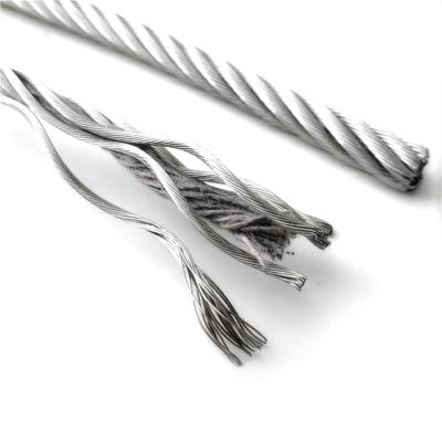 China Cables de acero galvanizados 6X19 Seale IWRC para el servicio de procesamiento de gránulos de carbón en venta