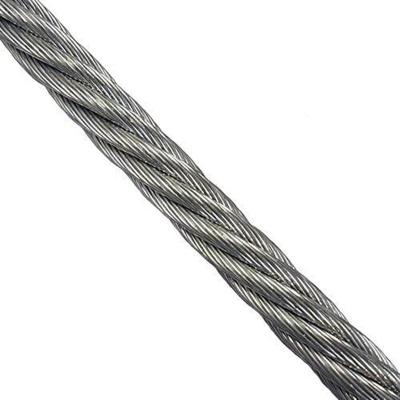 Non legata 6X36WS FC 1/16'' 3/32' 1/8' 5/32' Corde di filo di acciaio per sollevamento galvanizzato
