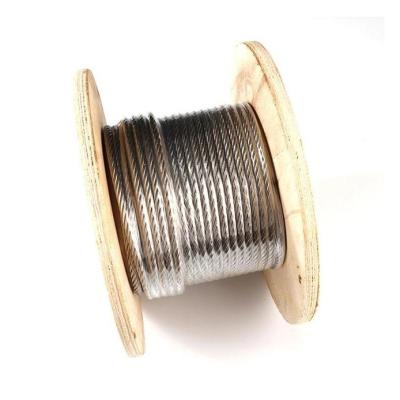 China Steel Cable 7*7 7*19 6*19 FC 6*7 FC Wire Strand Grade Steel Galvanized Steel Rope for sale