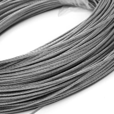 중국 6.3mm 6X19 S Seale 1770 MPa 가연 엘리베이터 선관 케이블 강철 전선 로프 판매용