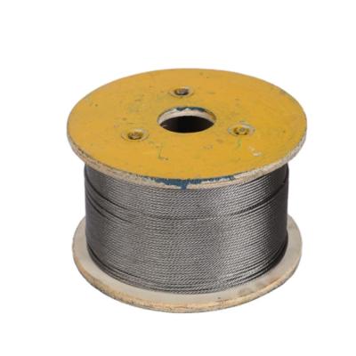 Cina 6x19S+FC 6 mm fune di acciaio galvanizzato per derricare, sollevare e tracciare in vendita