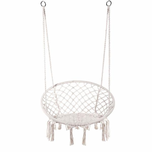 Quality Yard Garden Hammock Swing Chair Macrame Swing Hanging Chair Comfortable for sale