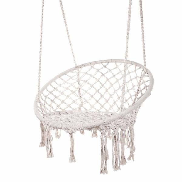 Quality Yard Garden Hammock Swing Chair Macrame Swing Hanging Chair Comfortable for sale