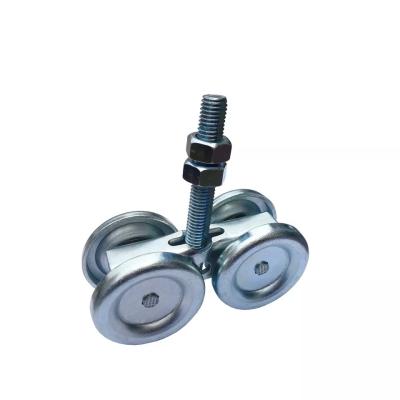 Cina Kit di rotelle per porte appese Pulley speciale per porte mobili dorate in vendita