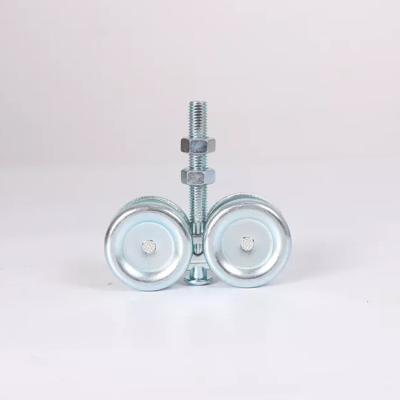 Cina Kit di rotelle per porte appese Pulley speciale per porte mobili dorate in vendita