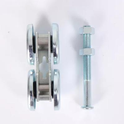 Cina Kit di rotelle per porte appese Pulley speciale per porte mobili dorate in vendita