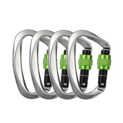 OEM Heavy Industry 35KN Aluminum Auto Mountain Climbing Swivel Clip Snap Safety Hook
