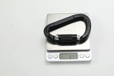 Cina Carabiner a vite a forma di D in alluminio per arrampicata ad alta resistenza in vendita