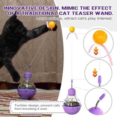 China Spring-Attached Teaser Wand , Puzzle Toy - Cat Fun Orb - Exercise And Entertainment for sale
