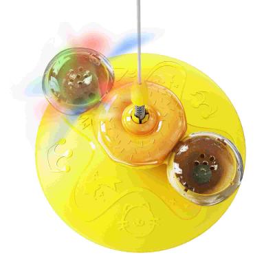 China Donut Delight Cat Toy - Advanced Spring-Base Rotating Teaser Cat Toy for sale