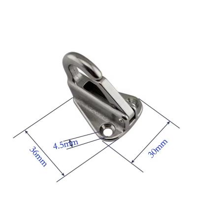China Marine Fender Bracket Stainless Steel Spring Locked Fender Hook Snap Fending Hook Attach Rope Boat Sail Tug for sale