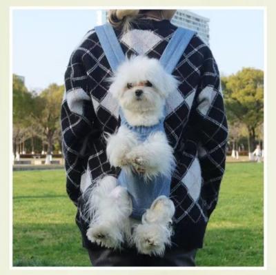 China Lightweight and Spacious Pet Carrier Bag Linen Canvas, Ideal for Cats and Dogs for sale