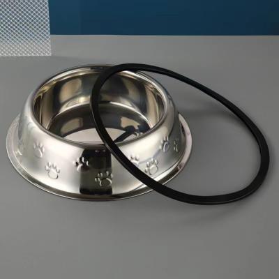 China Pet Bowls Feeders Stainless Steel Anti-Slip Dog Bowl Feeder for Home NO LCD Display for sale