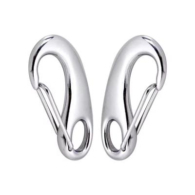 China 316 Stainless Steel Egg Shaped Spring Snap Hook Clip for Camping for sale