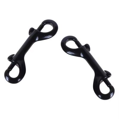 China Stainless Steel Double Headed Double Ended Snap Accessory Leash Hook for sale