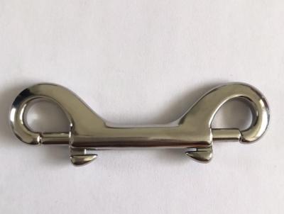 China Heavy Duty Stainless Steel Double Ended Bolt Snap Hook for Yoga Pilates for sale