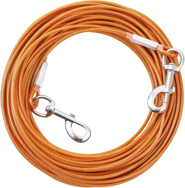 Quality 20/30/50/100ft Heavy Duty Dog Lead Long Range For Yard And Camping for sale