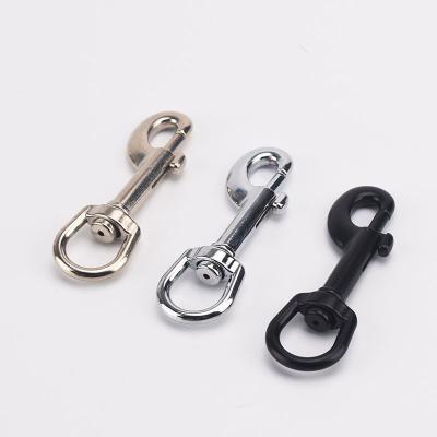 China OEM Acceptance Black Finish Direct Rotating Metal Snap Carabiner Hook for Purchase for sale