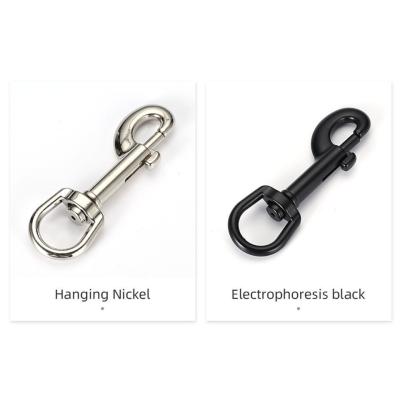 China OEM Acceptance Black Finish Direct Rotating Metal Snap Carabiner Hook for Purchase for sale