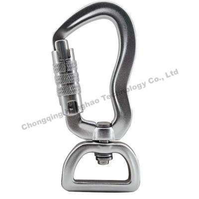 China 11.4KG Pet Leash Automatic Lock Rotating Buckle with Aviation Aluminum Alloy Hardware for sale