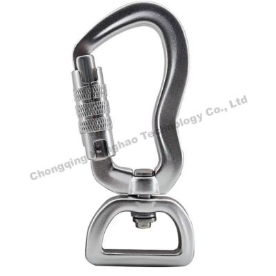 China 11.4KG Pet Leash Automatic Lock Rotating Buckle with Aviation Aluminum Alloy Hardware for sale